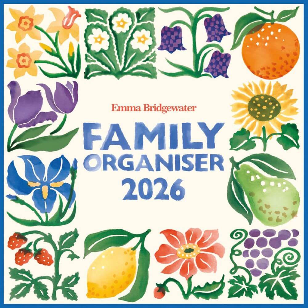Emma Bridgewater Fruit and Flowers Planner 2026 - Diabetes UK Shop