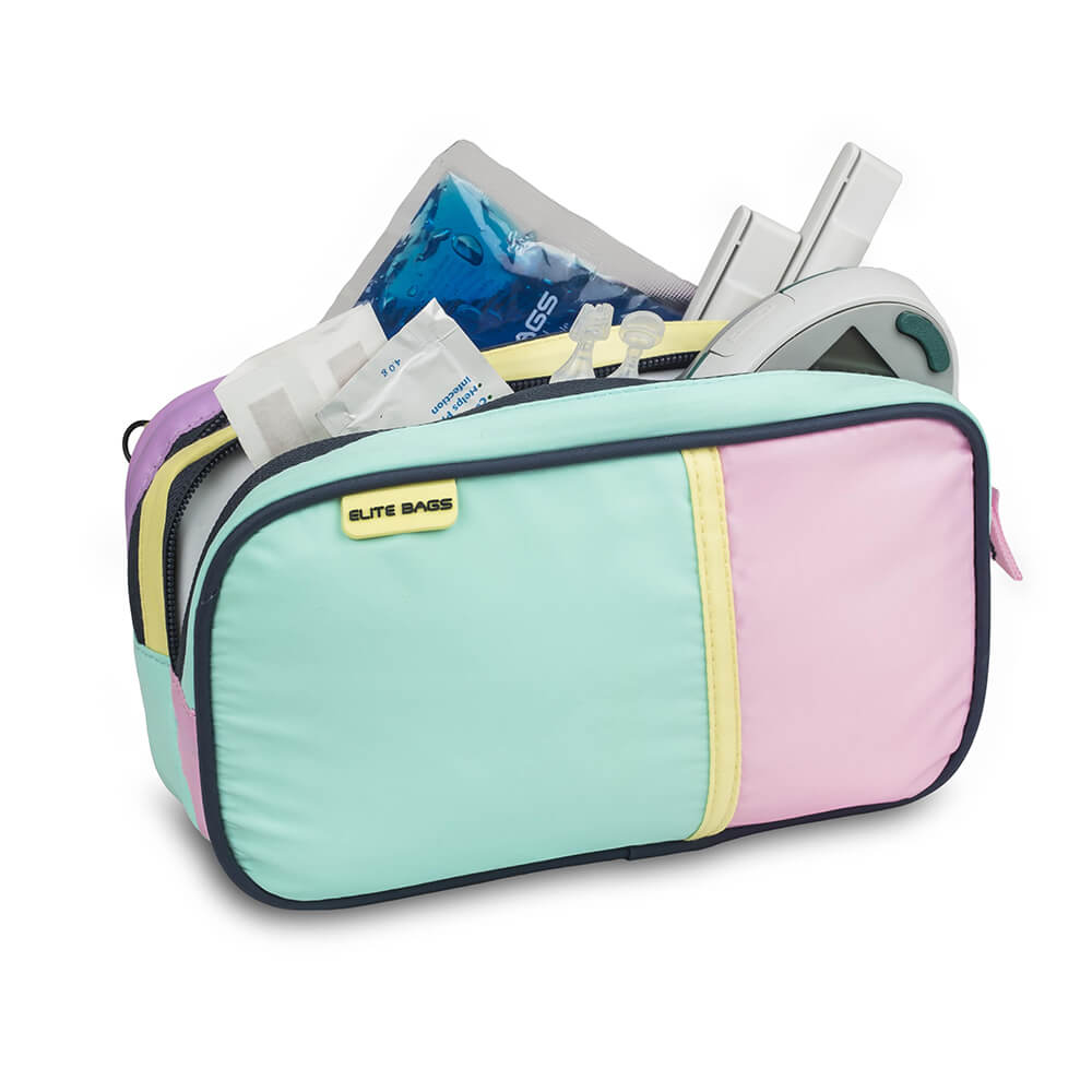 Isothermal Diabetes Case Pink and Blue VAT Relief - Diabetes UK Shop