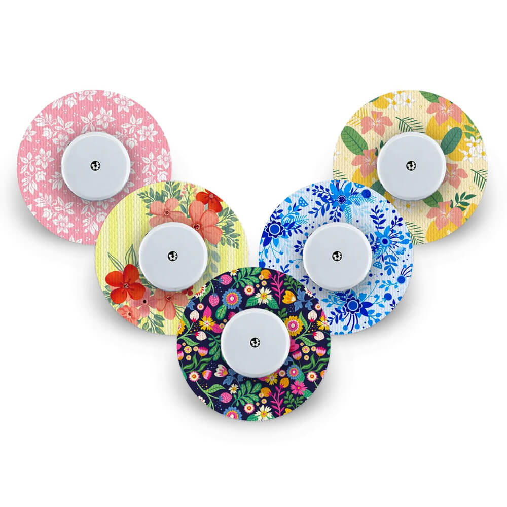 Summer Flowers Patch Pack - Freestyle Libre - Diabetes UK Shop