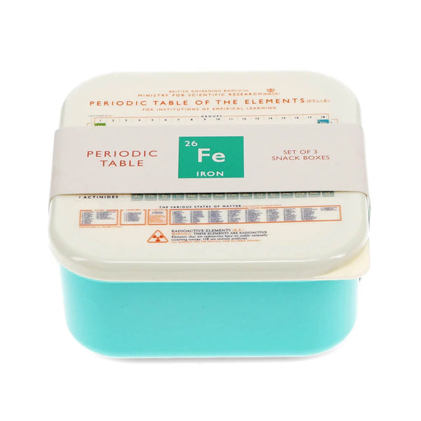 Snack Boxes (set of 3) - Periodic Table - Diabetes UK Shop