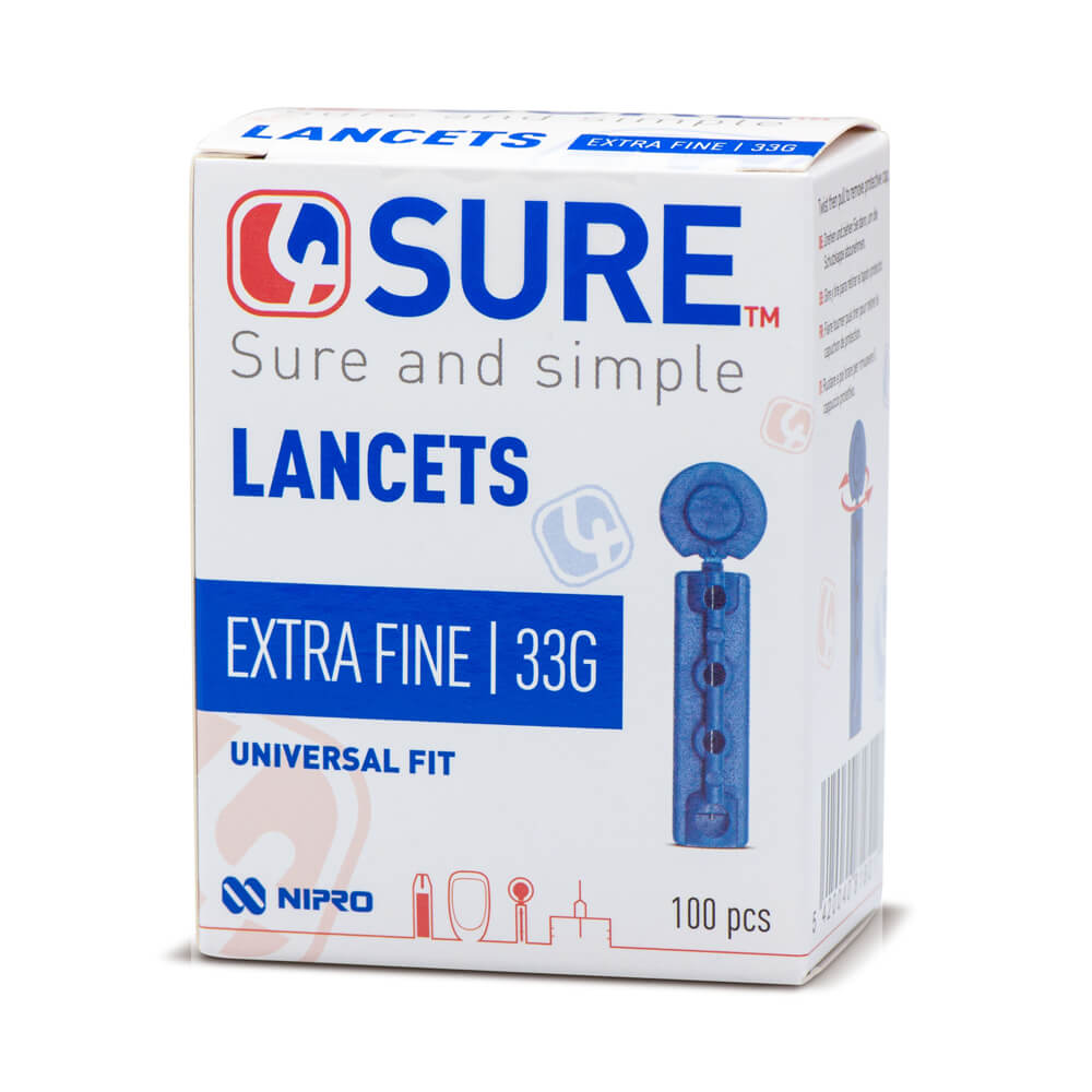 4SURE Lancets 33G VAT Relief | Diabetes UK Shop