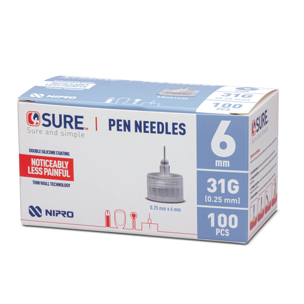 4SURE pen needles 31G | Diabetes UK Shop